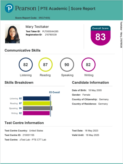 PTE成绩单怎么看？解析2024年版PTE成绩单-羊驼PTE